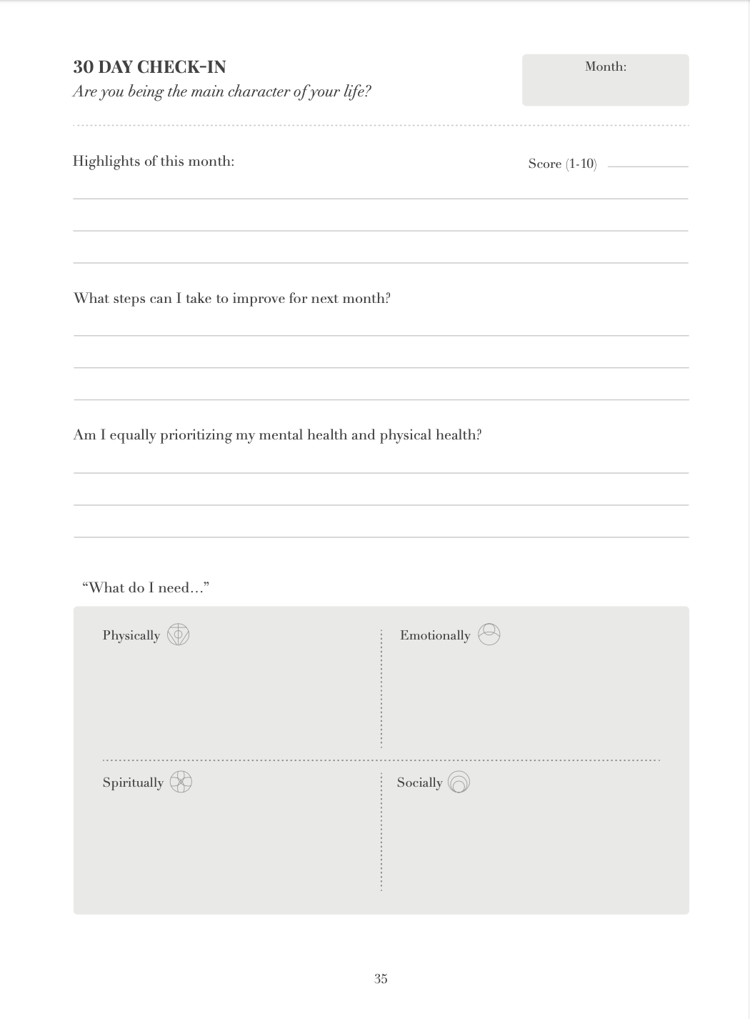 Self-Care Journal - Essence Planner